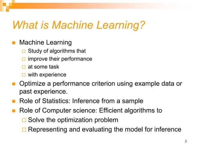 Basics of machine learning | PPT
