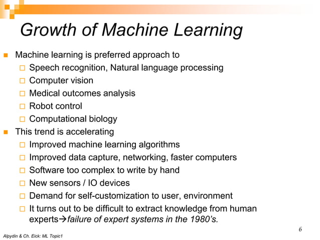 Basics of machine learning | PPT