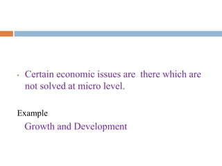 Basics of Macro Economics | PPTX