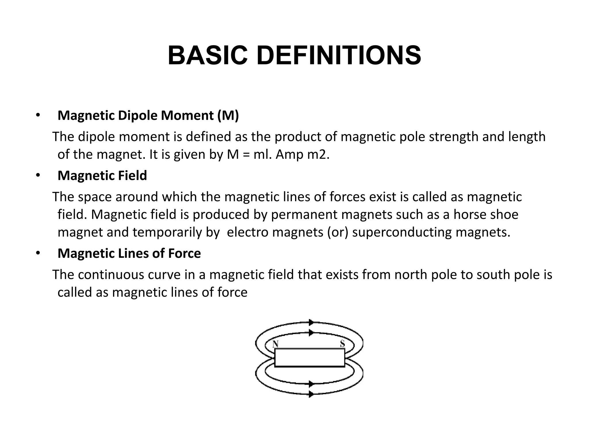 Basics of magnetic materials | PPTX