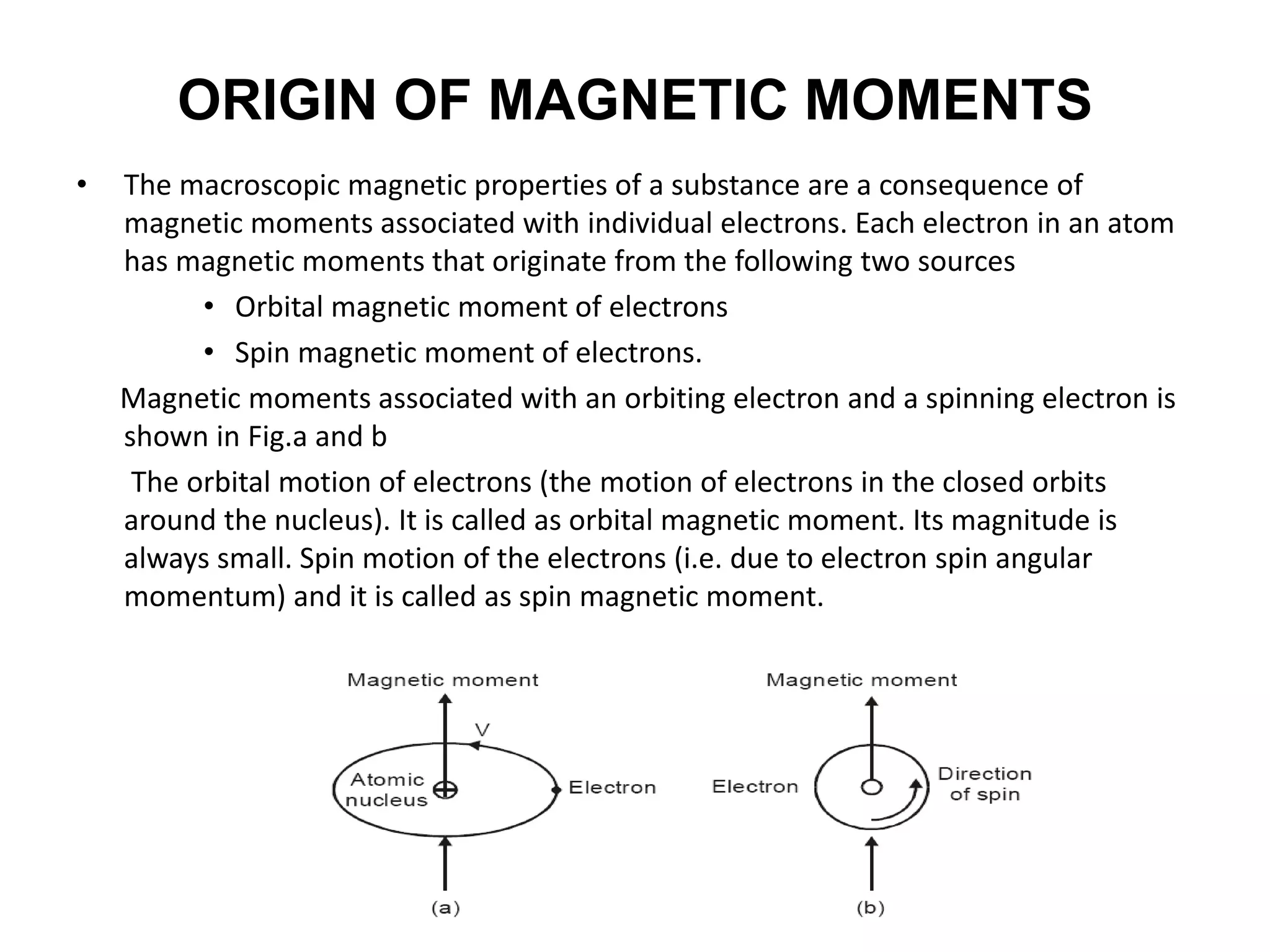 Basics of magnetic materials | PPTX