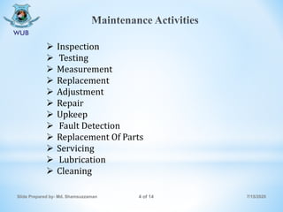 Basics of maintenance | PPT