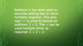 Basics of math | PPTX | Science
