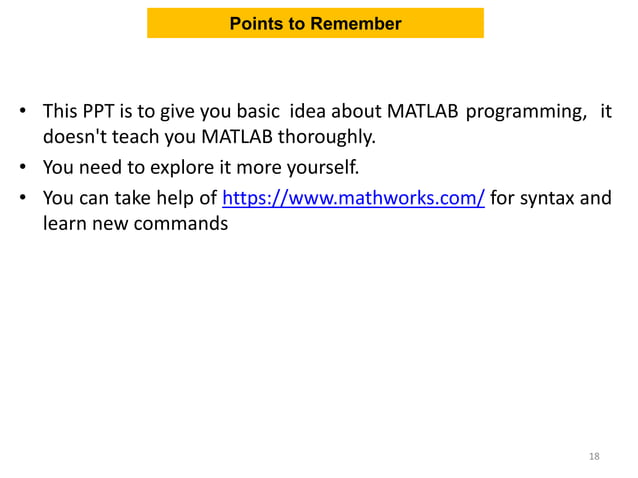 Basics of MATLAB programming | PDF | Physics | Science