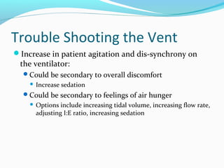 Basics of mechanical ventilation | PPT