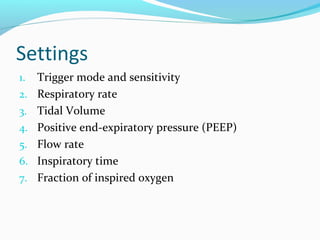 Basics of mechanical ventilation | PPT