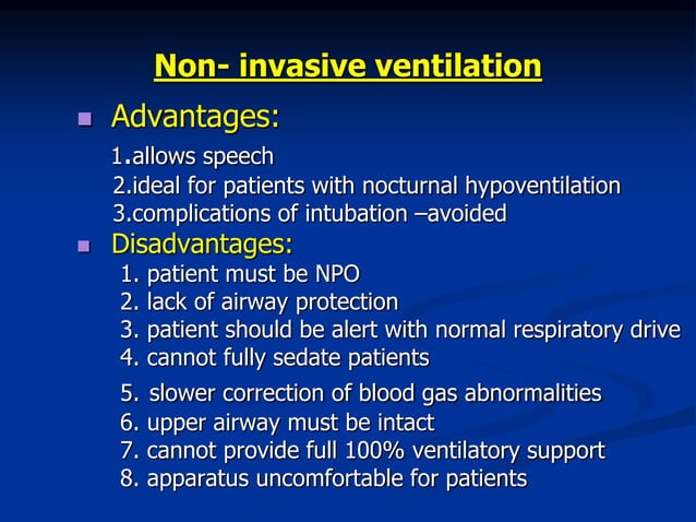 Basics of mechanical ventilation | PPSX | Lung and Respiratory Health ...