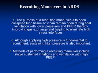 Basics of mechanical ventilation | PPSX