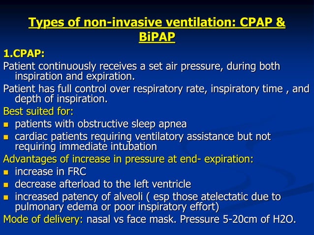 Basics of mechanical ventilation | PPSX | Lung and Respiratory Health ...