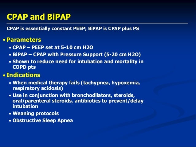 Basics of mechanical ventilation