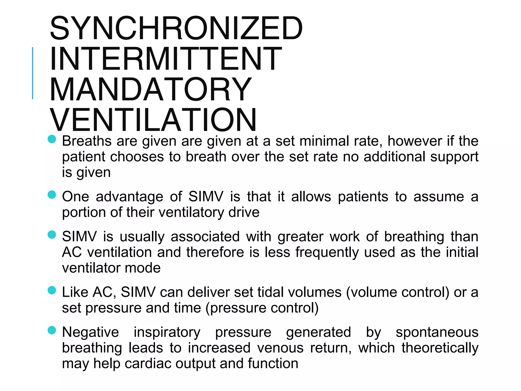 Basics of Mechanical Ventilation | PPT