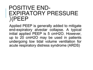 Basics of Mechanical Ventilation | PPT