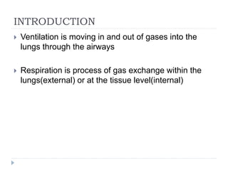 Basics of mechanical ventilation | PPT