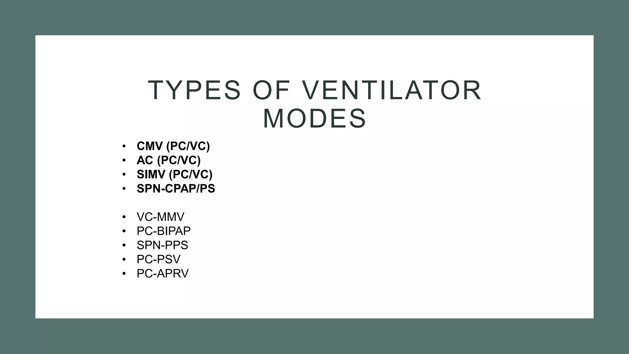 Basics of mechanical ventilation | PPT