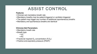 Basics of mechanical ventilation | PPT