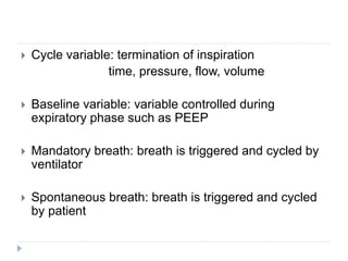 BASICS OF MECHANICAL VENTILATION.pptx in paediatric | PPTX