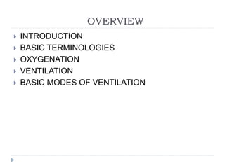 BASICS OF MECHANICAL VENTILATION.pptx in paediatric | PPTX