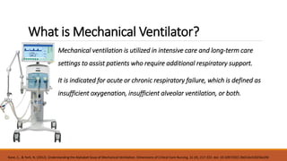 Basics of mechanical ventilator care | PPTX