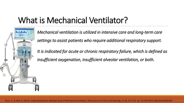 Basics of mechanical ventilator care | PPTX