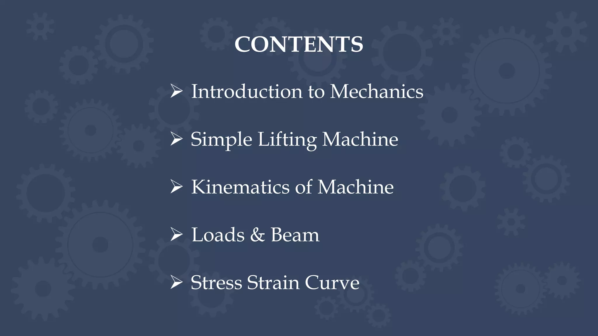 ENGINEERING MECHANICS PPT | PPT