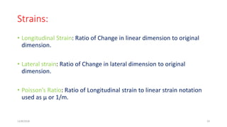 Basics of mechanics stresses and strains (1) | PPT