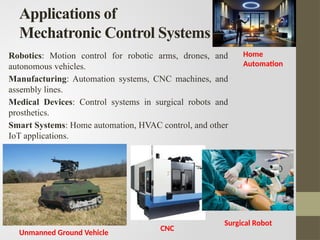 Introduction to basics of Mechatronics System | PPTX