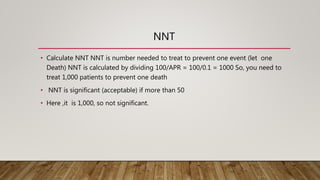 Basics of medical statistics | PPTX
