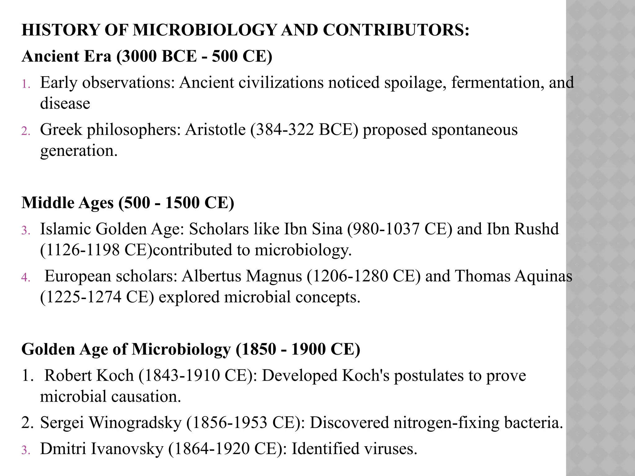 Basics of microbiology-types,history etc | PPTX