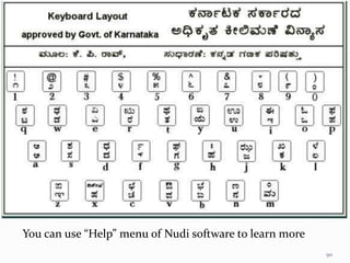 Basics-of-microsoft-office-and-nudi-presentation-at-ATI-Mysore-by-Mohan ...