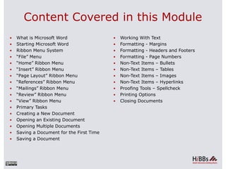 Basics of Microsoft Word.ppt