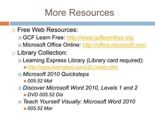 Basics of Microsoft Word | PPTX