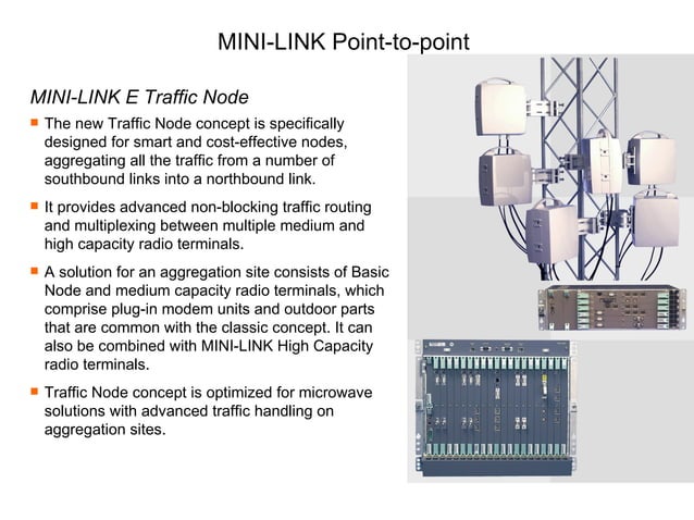Basics Of Minilink Microwave Networks | PPT