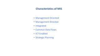 Basics of MIS | PPTX