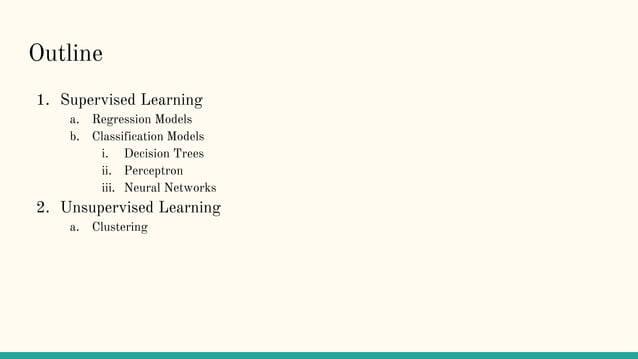 Introduction to Machine Learning - Basics | PPTX