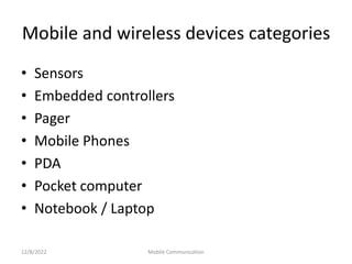 Basics_of_Mobile_communication.ppt | Computer Networking | Computing