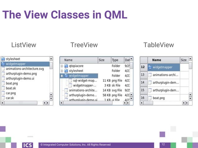 Basics of Model/View Qt programming | PPT