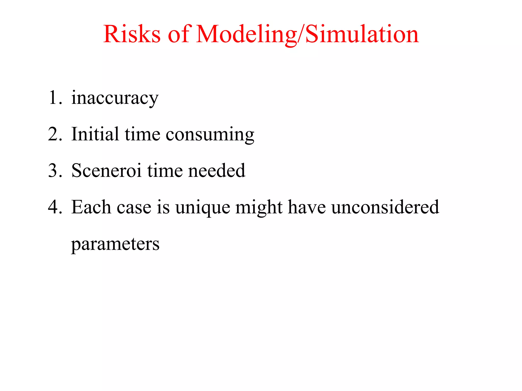 Basics of modeling and simulation | PPTX