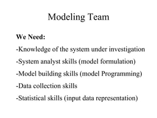 Basics of modeling and simulation | PPTX | Simulation Video Games ...
