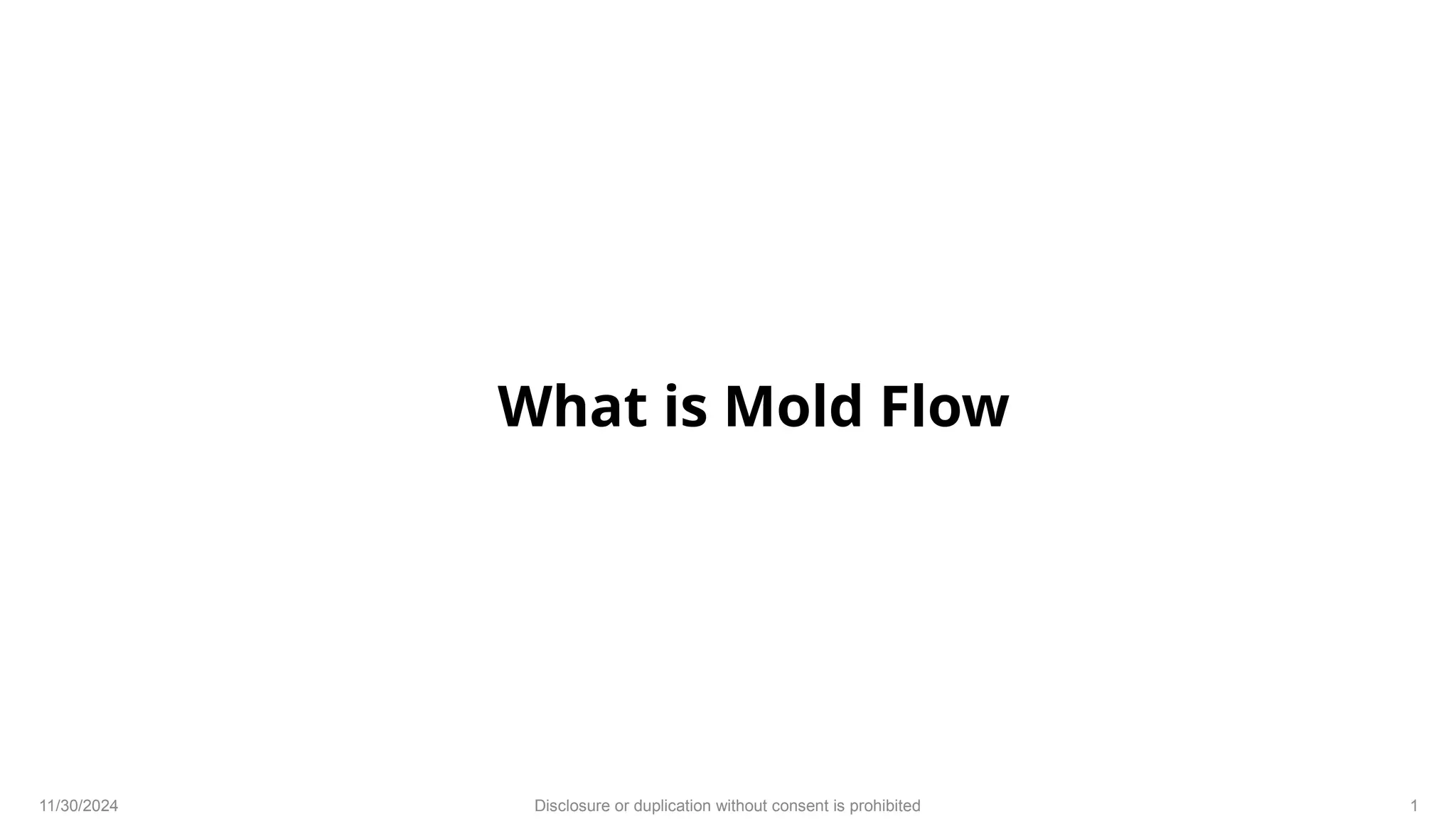 BASICS OF MOLD FLOW ANALYSIS FOR PLASTICS.pptx