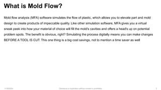 BASICS OF MOLD FLOW ANALYSIS FOR PLASTICS.pptx