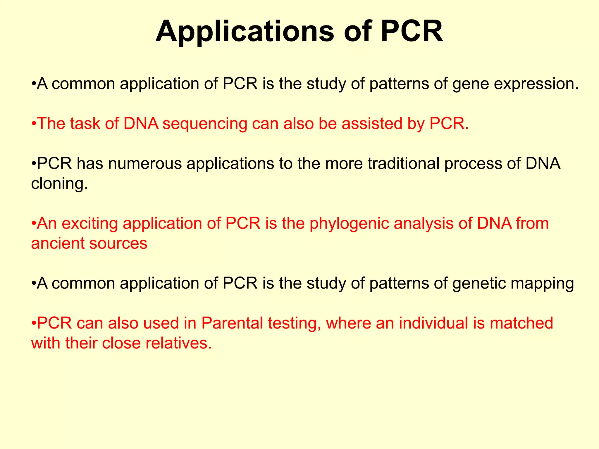Basics of molecular biology tools and techniques | PPT