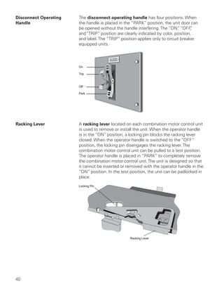 Basics of motor control centers | PDF