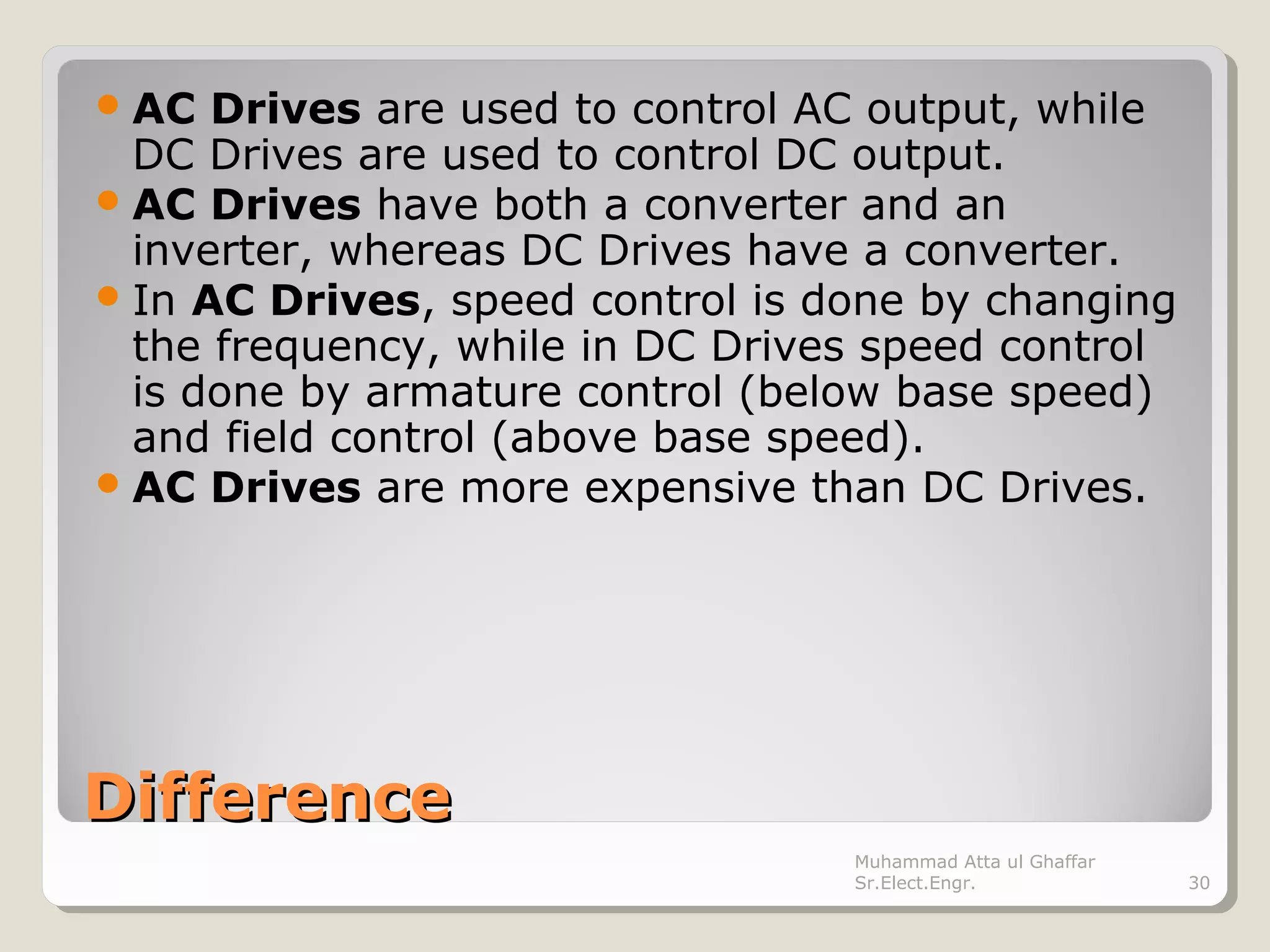 Basicsofmotordrives 120222011925-phpapp02 | PPT