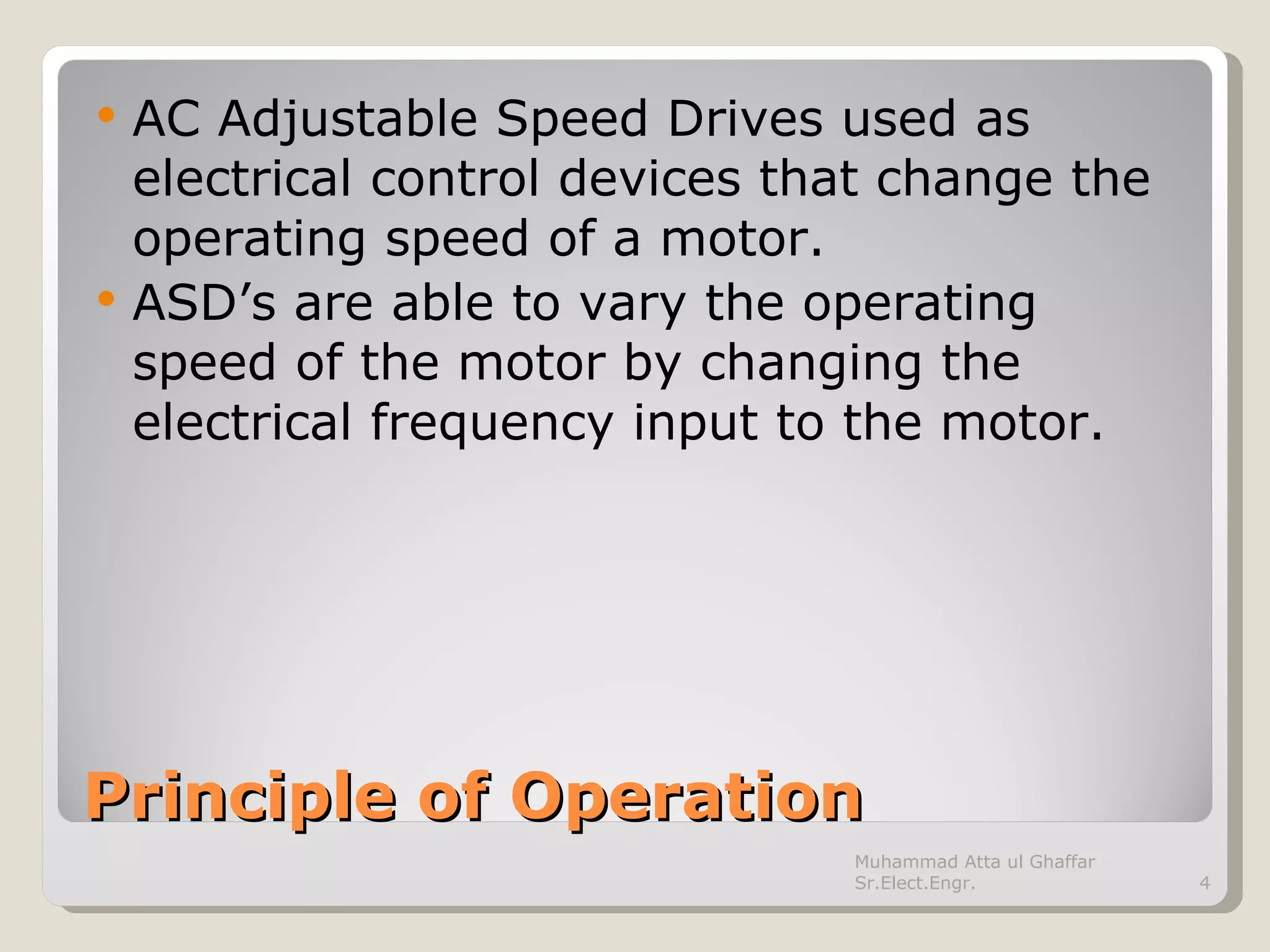 Basics of motor drives | PPT