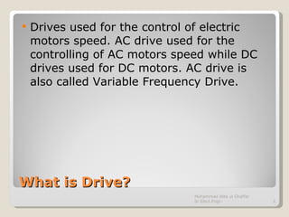 Basics of motor drives | PPT
