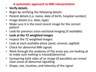 Basics of mri | PPTX
