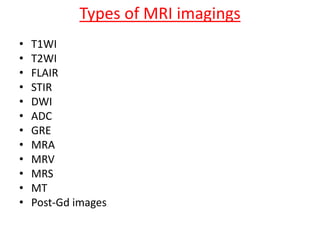 Basics of mri | PPTX