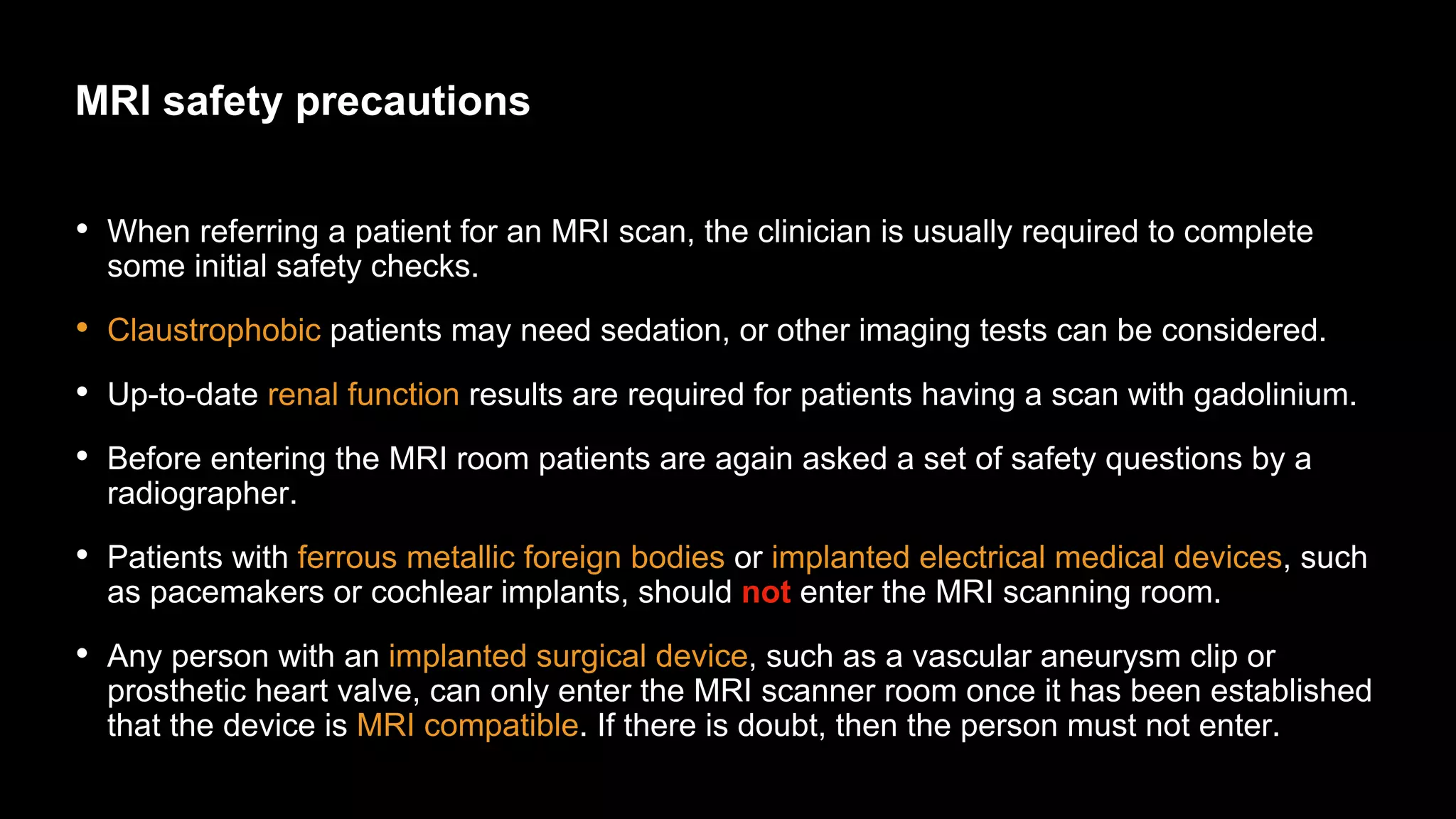 Basics of MRI interpretation (December 2022) | PPTX