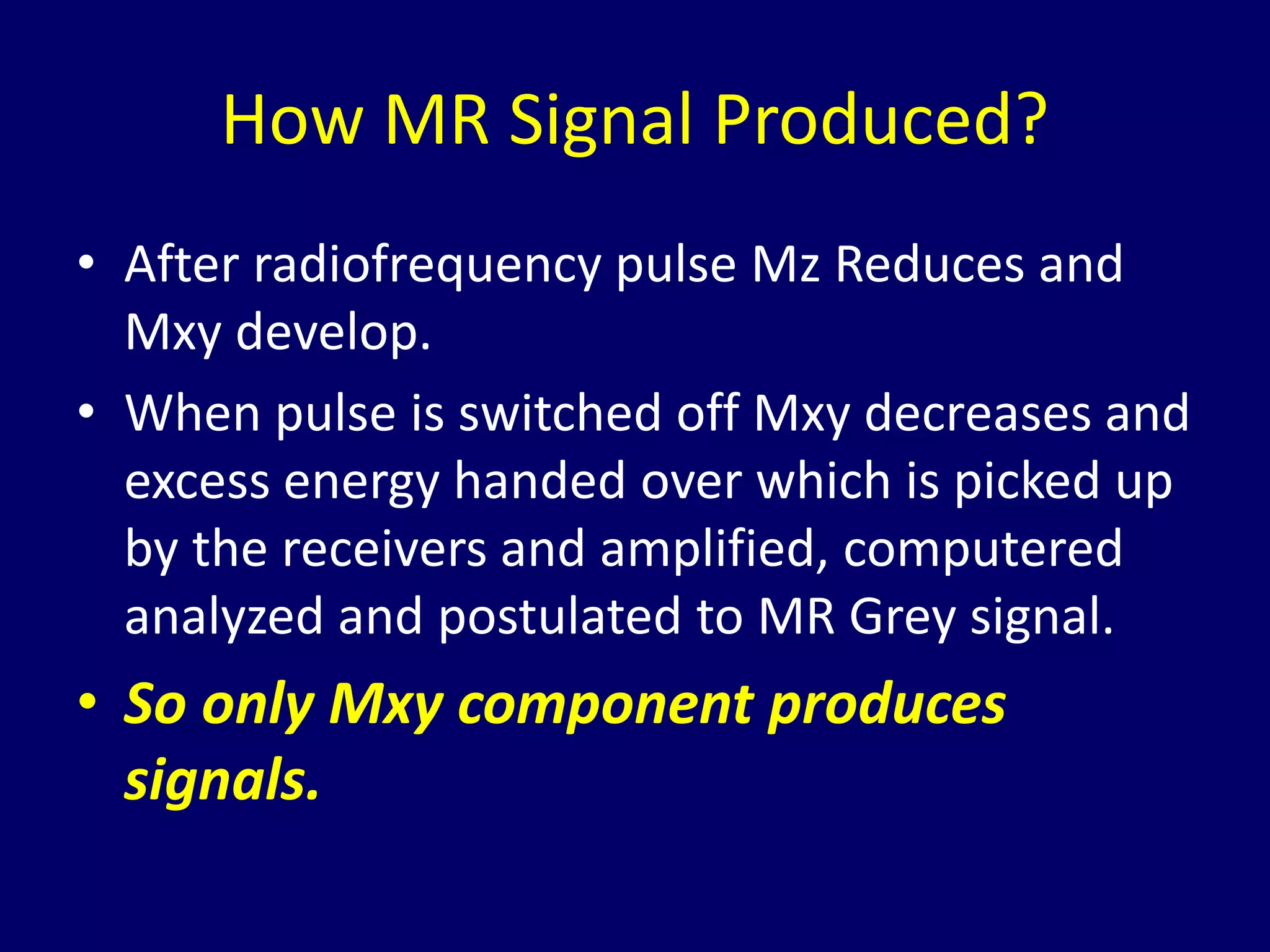 Basics of mri physics Dr. Muhammad Bin Zulfiqar | PPTX