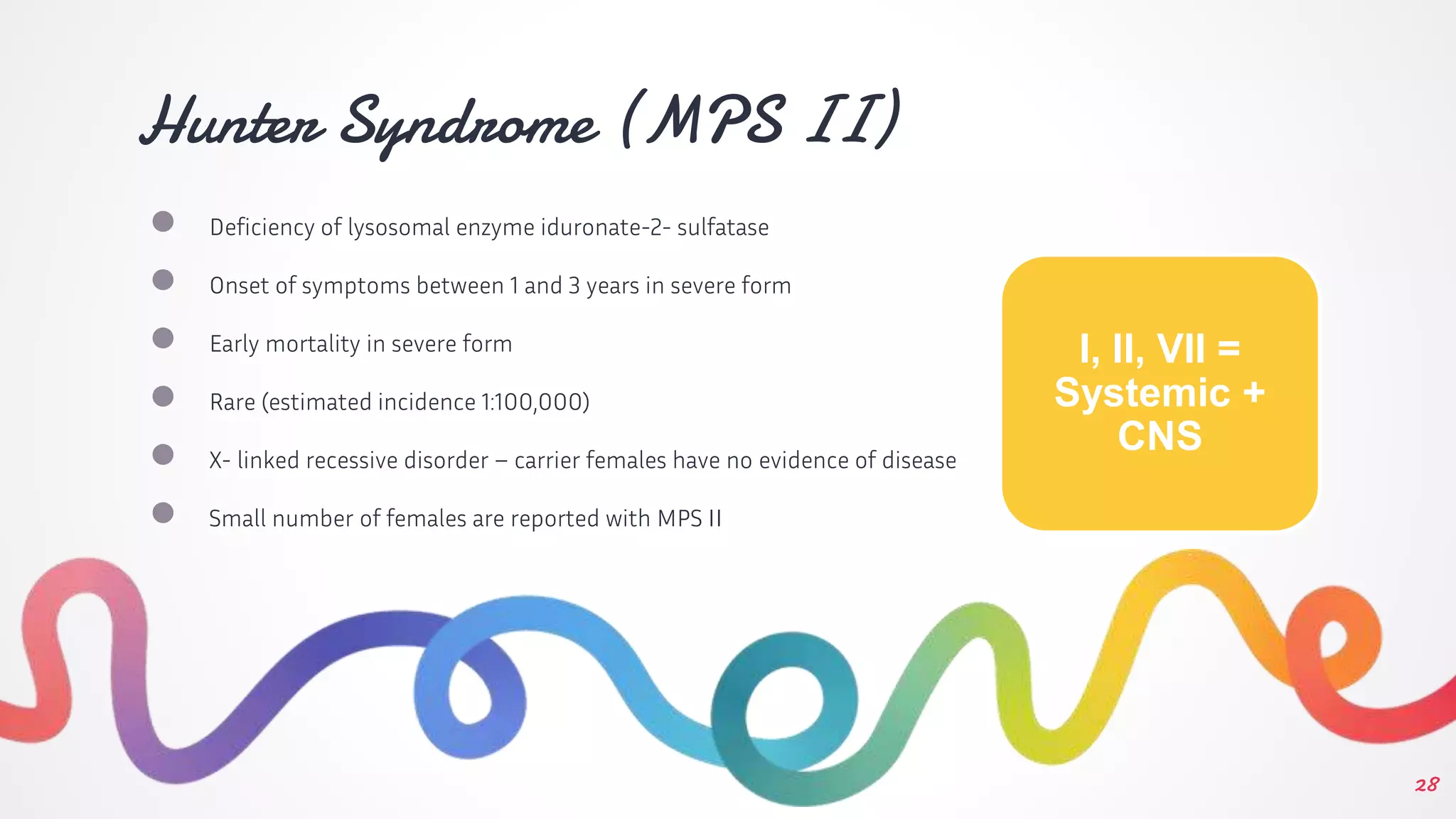 Basics of Mucopolysaccharidosis (MPS) | PPTX